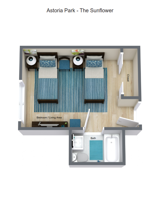 Floor Plans | Astoria Park Senior Living